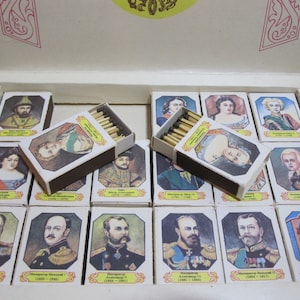 Set of 18 Boxes of Soviet Matches "from the History of the Russian ...
