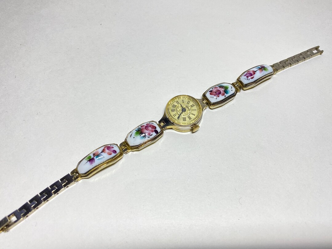 Gilded Cocktail Watch Chaika for Women Seagull, Small Oval Women's ...