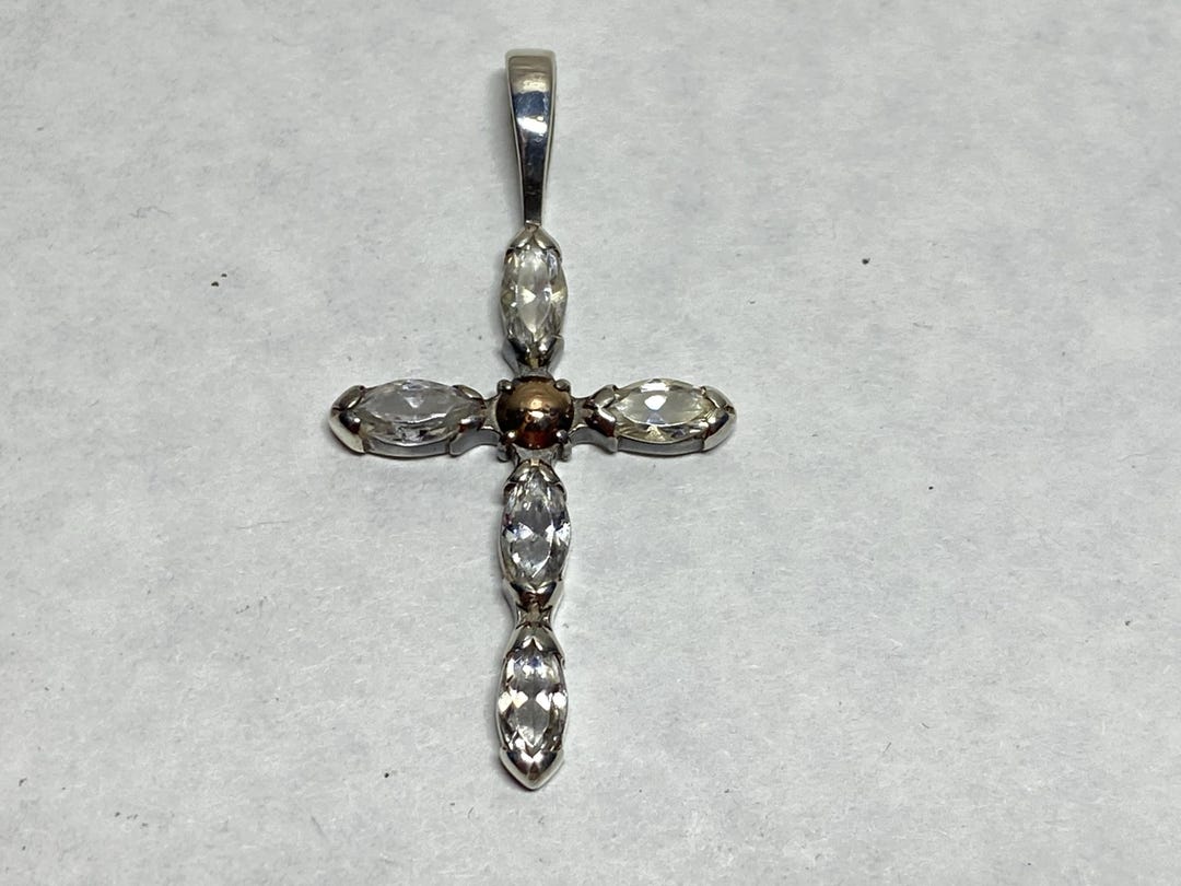 Soviet Beautiful Christian Silver Cross, Christian Silver Cross 875 ...