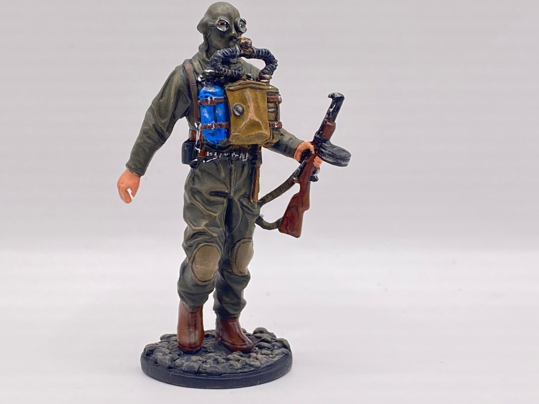 USSR Soldier WW2 Toy Soldiers Historical 1/32 Scale Painted Toy Soldier ...