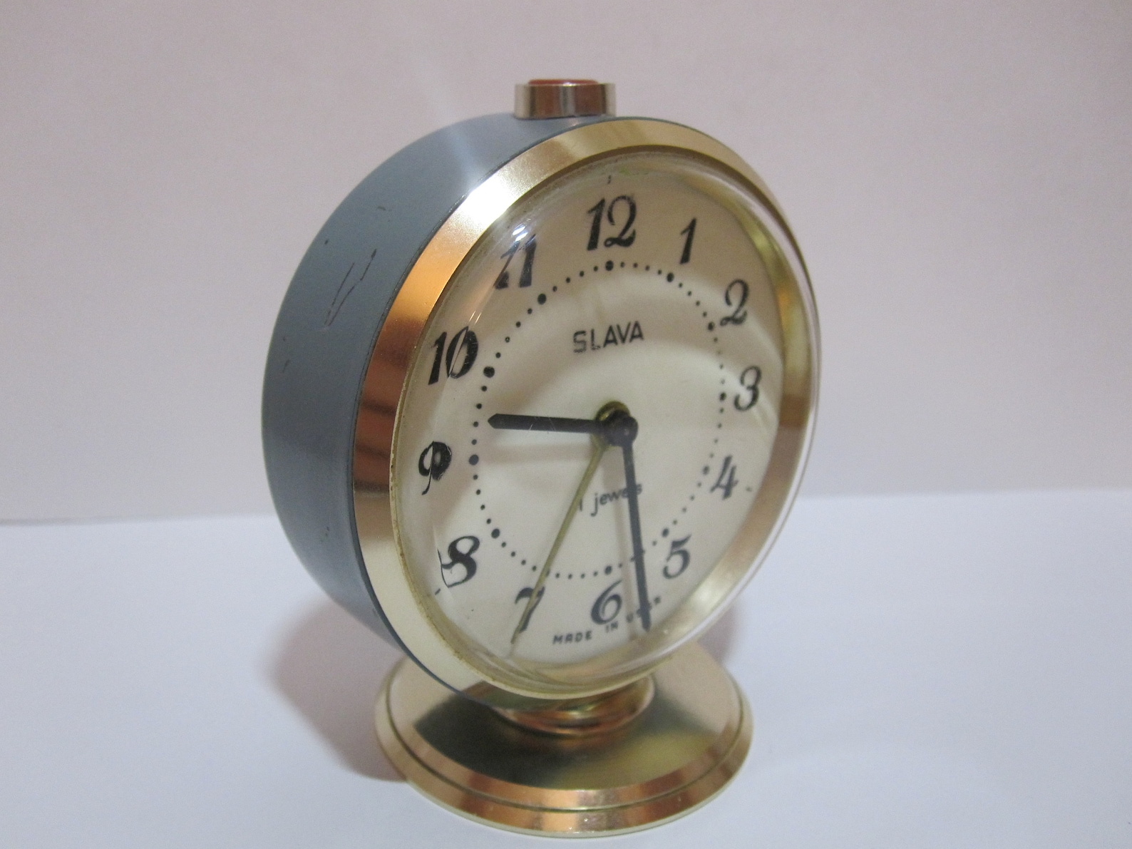 Slava Desk Alarm Clock Vintage Russian Watch Vintage Clock - Etsy