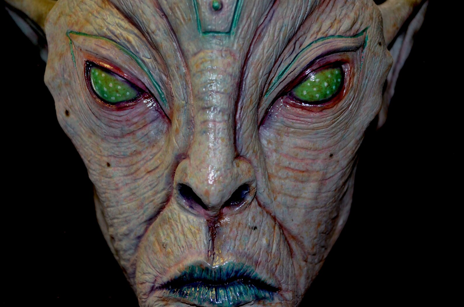 Orb Alien Gray Mask - Etsy