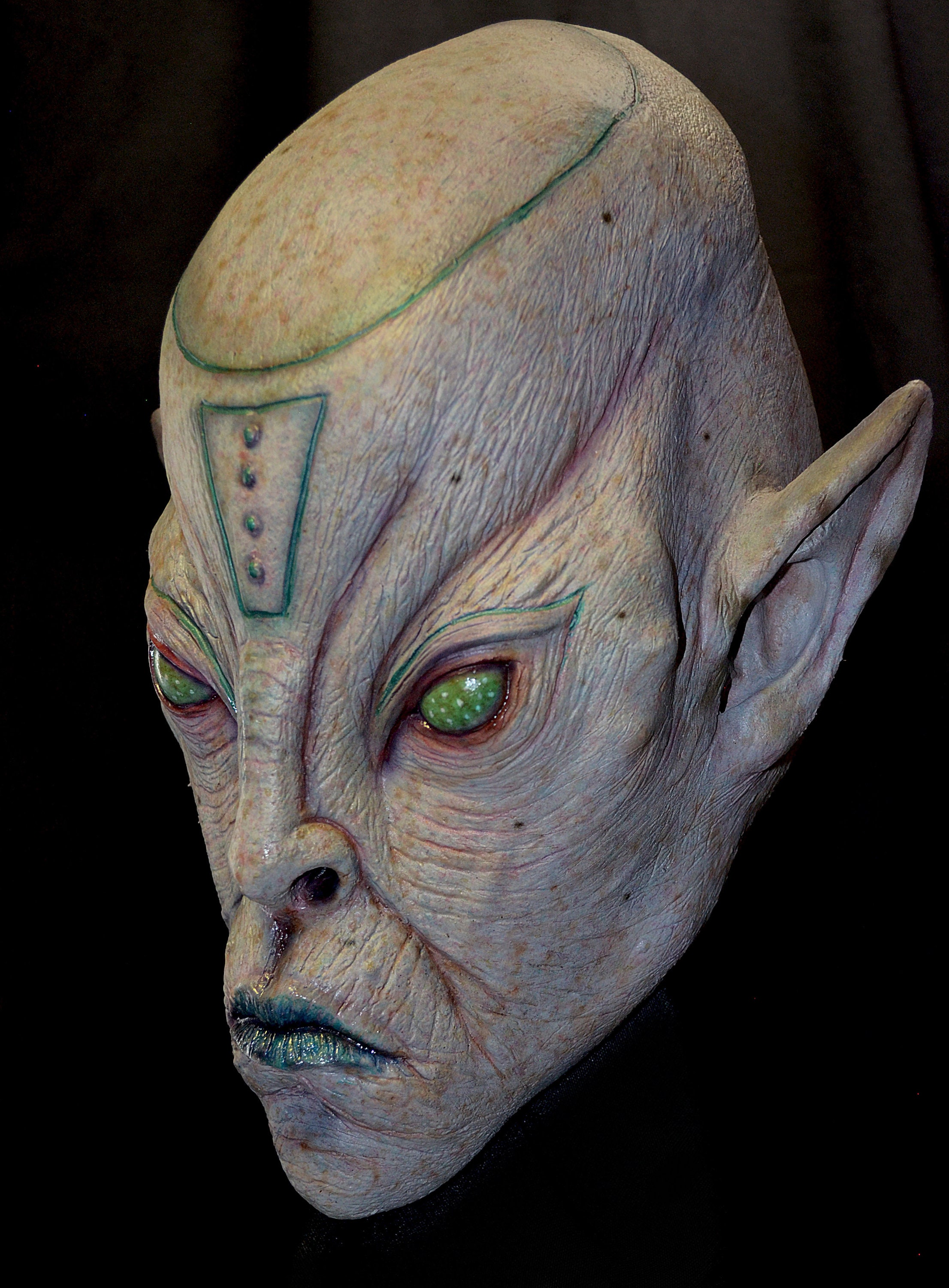 Orb Alien Gray Mask - Etsy