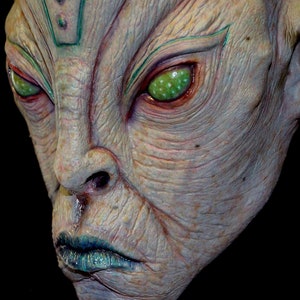 Orb Alien Gray Mask - Etsy