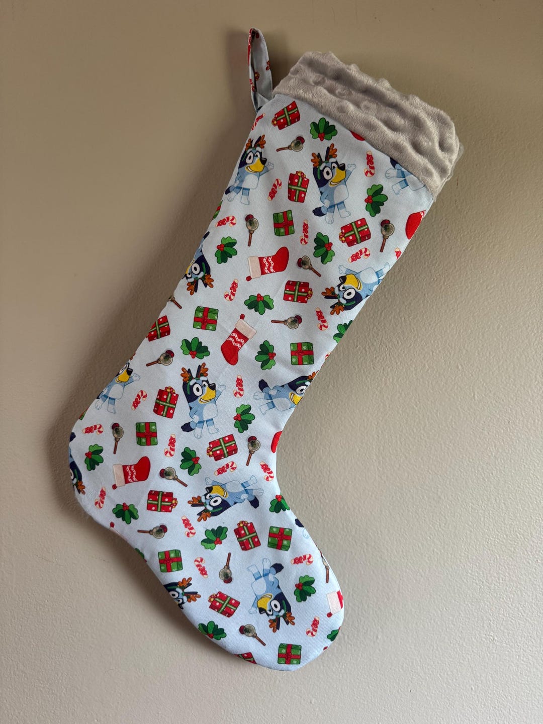 Bluey Holiday Stocking - Etsy