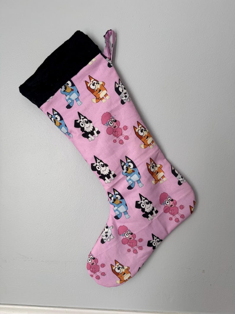 Bluey and Friends Holiday Stocking - Etsy