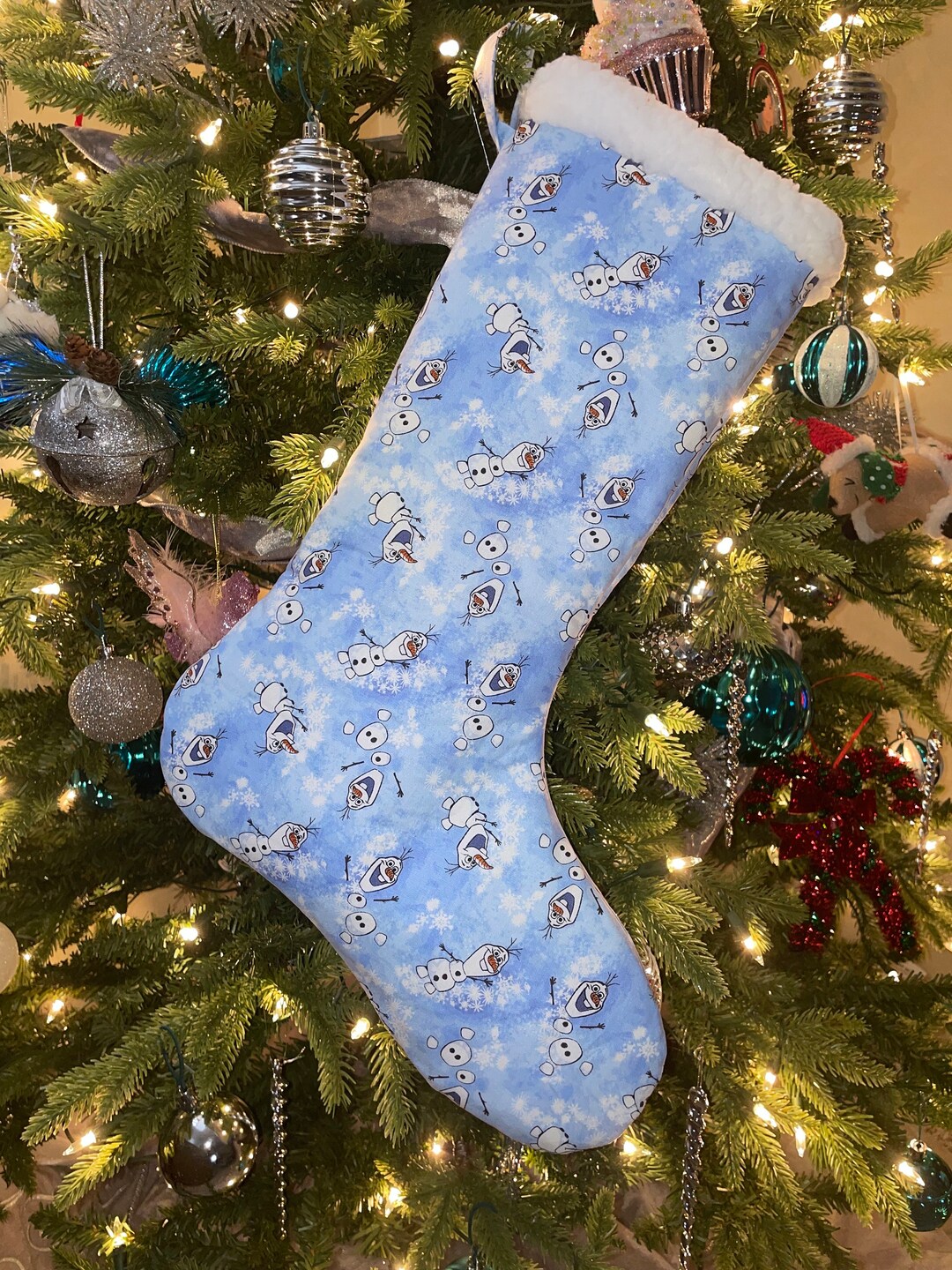 Frozen Olaf Stocking - Etsy