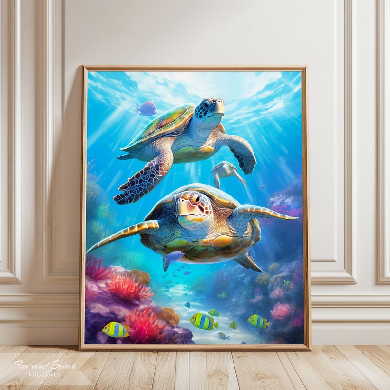 Sea Life Art Prints - Etsy