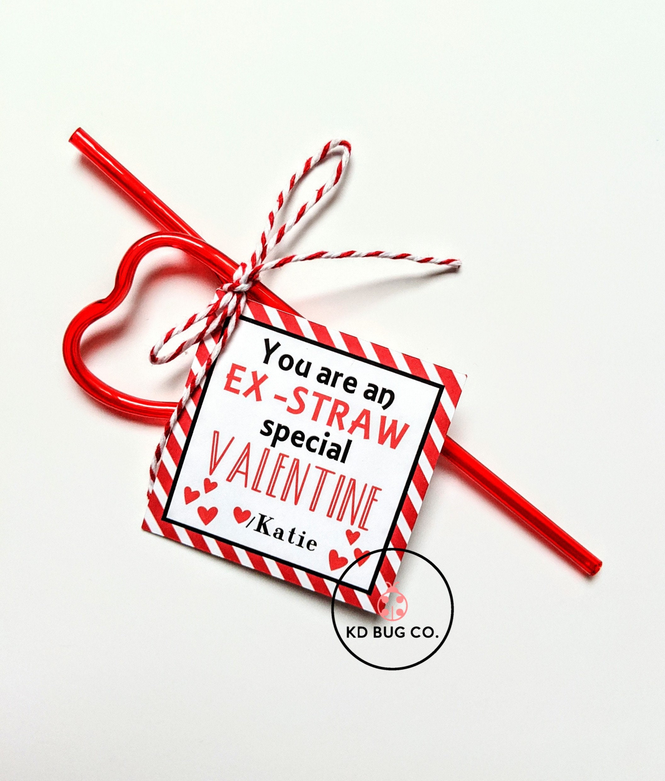 PRINTED You Are an Ex-straw Special Valentine Gift Tag - Etsy