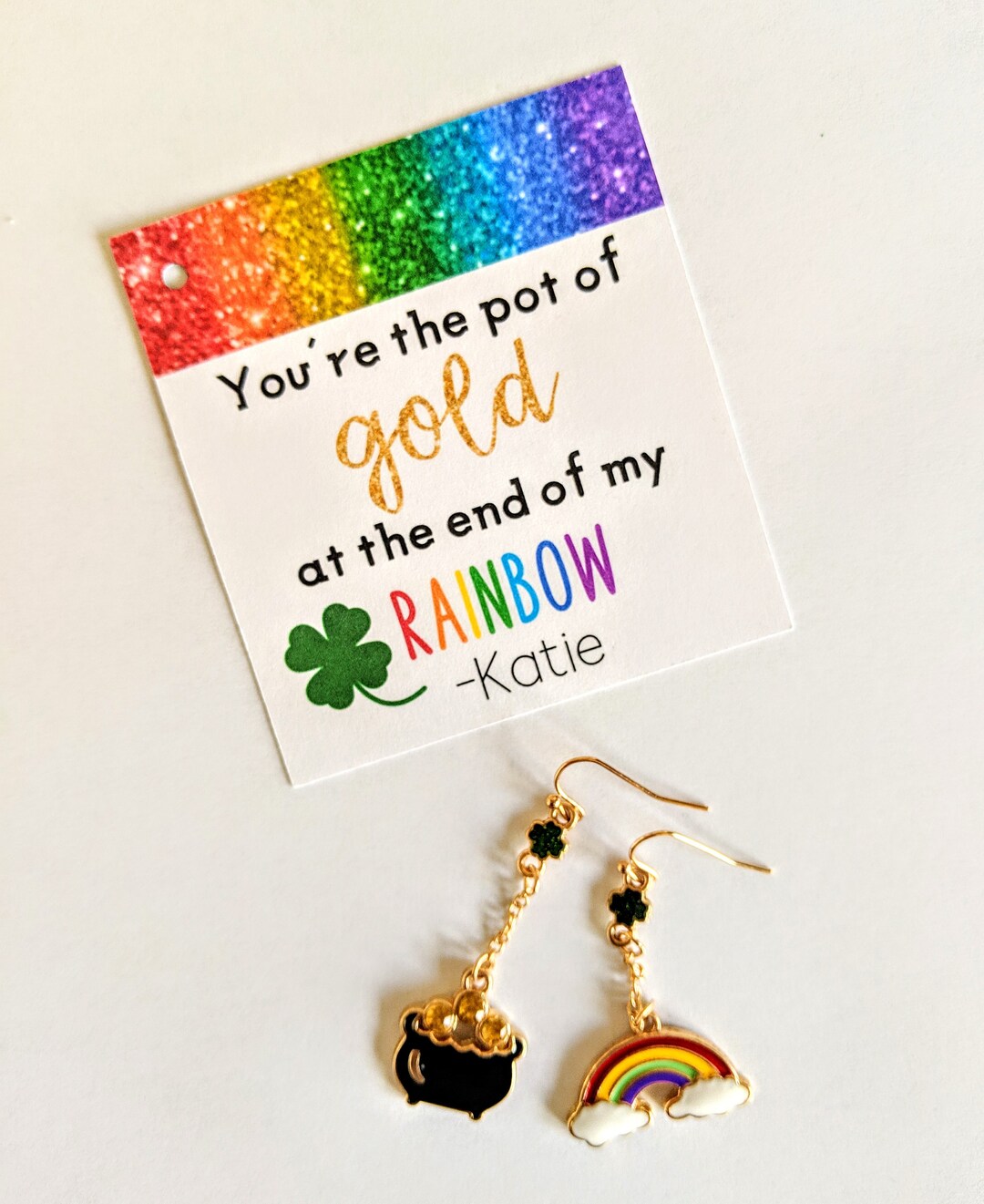 PRINTED You're the Pot of Gold at the End of the Rainbow St Patrick's ...