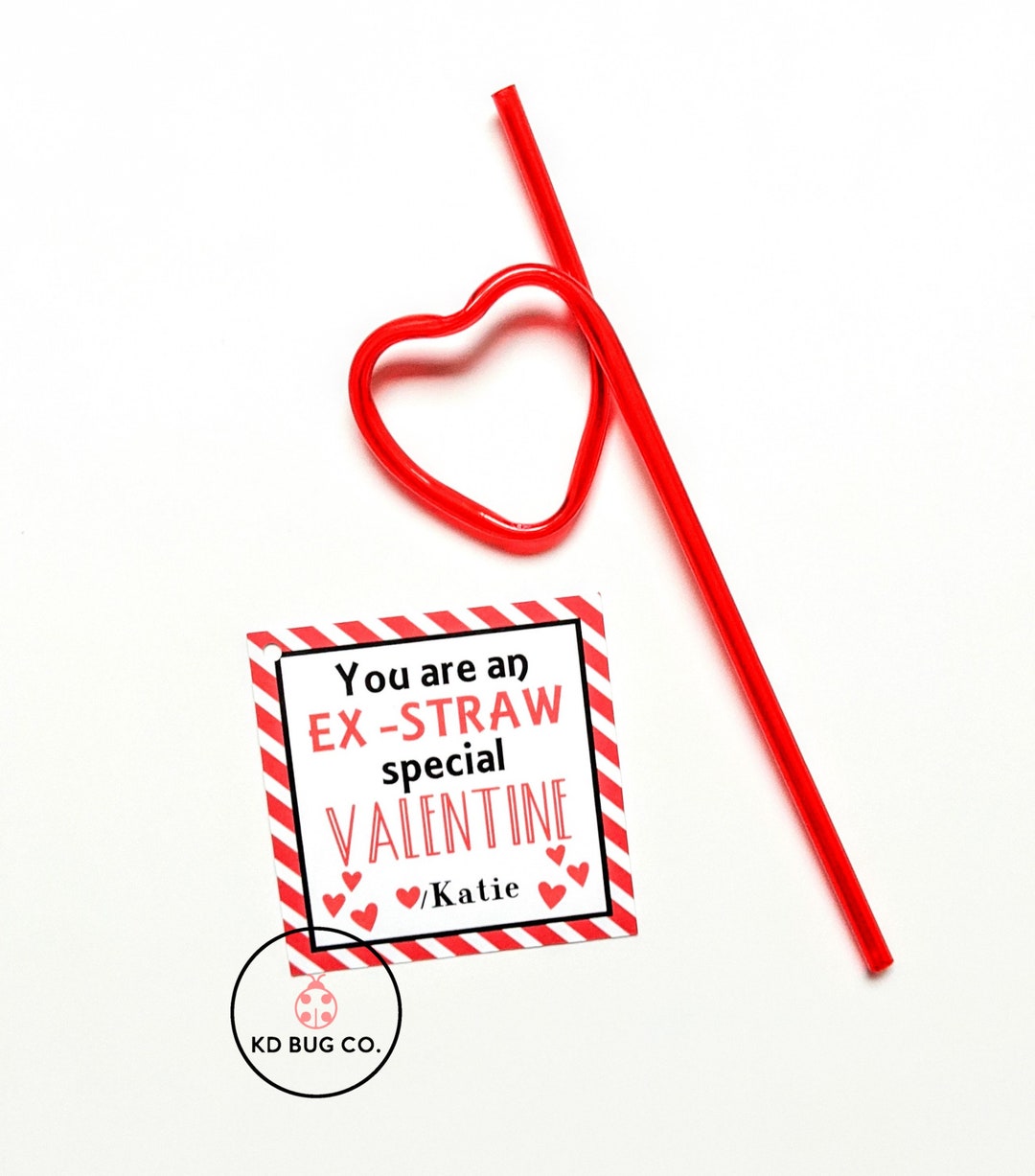 PRINTED You Are an Ex-straw Special Valentine Gift Tag - Etsy