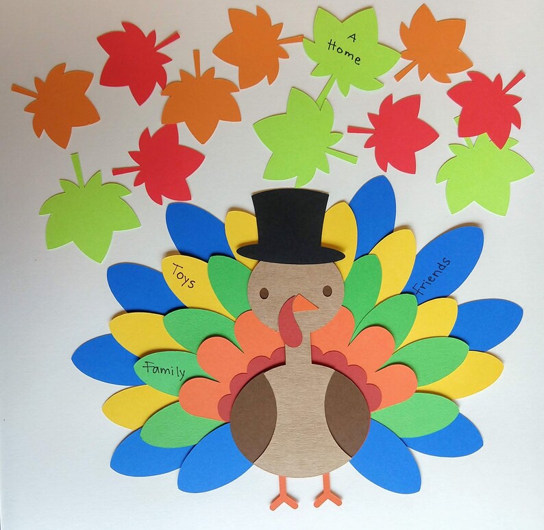 Thankful Turkey Kit | Etsy