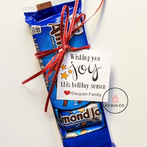 Wishing You JOY This Holiday Season PRINTED Gift Tags - Etsy