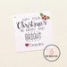 May Your Christmas Be Merry and Bright- PRINTED Gift Tags - Etsy