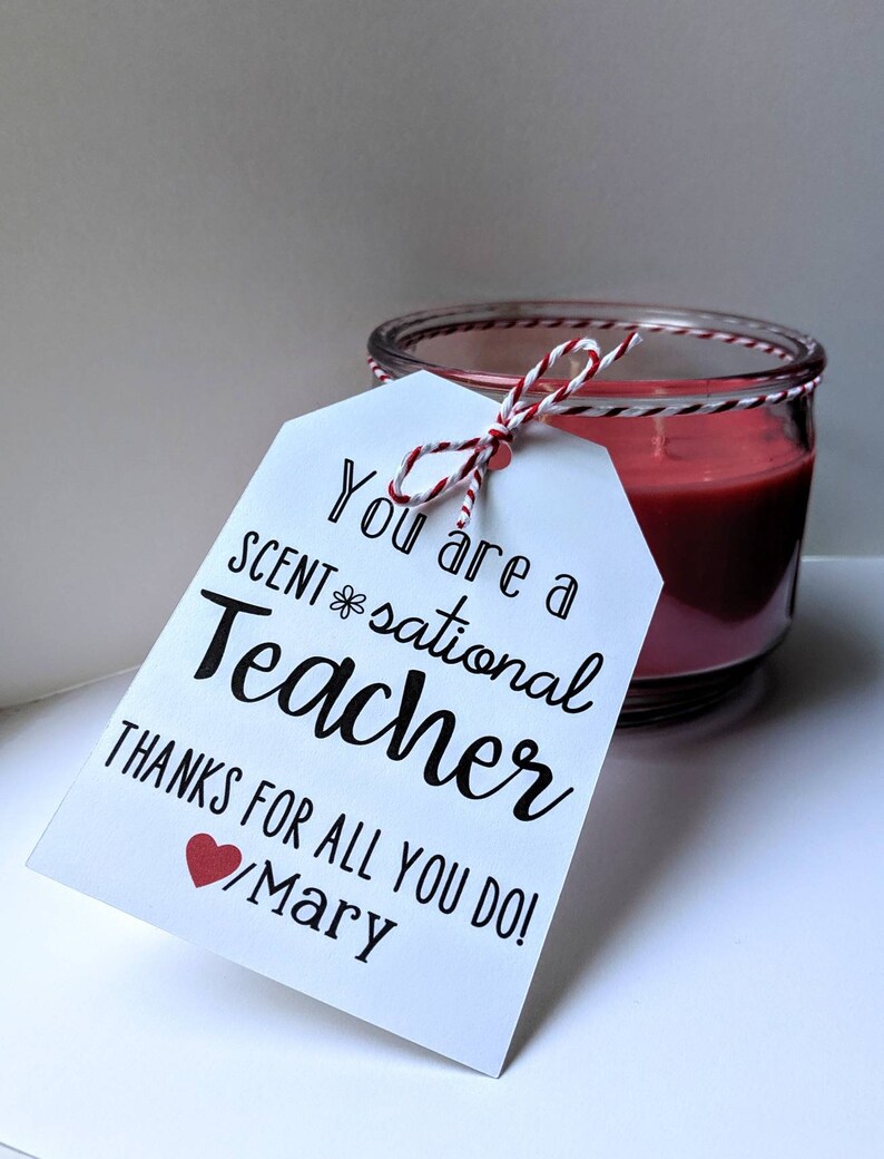 You Are a Scent-sational Teacher Gift Tag | Etsy