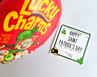 PRINTED Lucky to Know You St. Patrick's Day Tag - Etsy