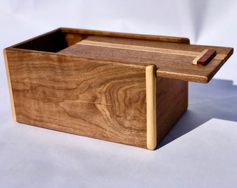 Black Walnut Bread Box - Etsy