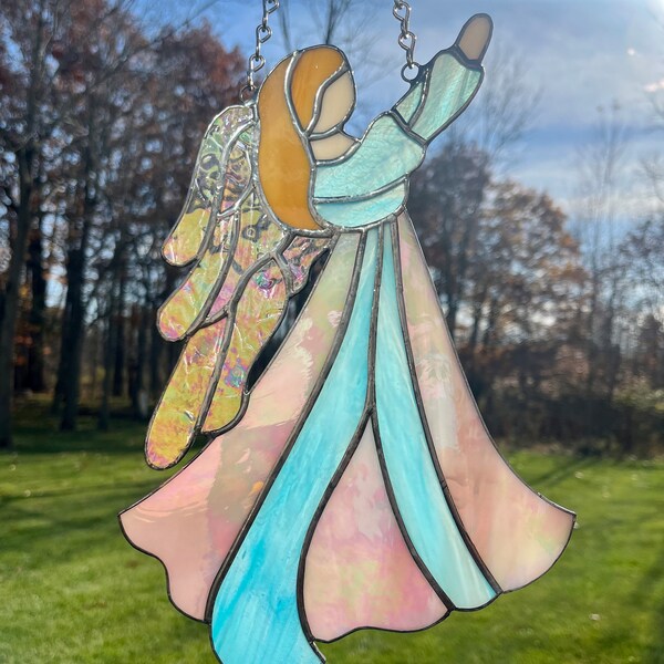 Stained Glass Angel - Etsy