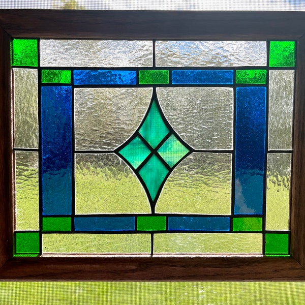 Stained Glass Transom Window - Etsy