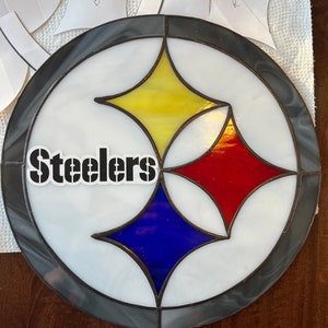Pittsburgh Steelers Stained Glass Suncatcher Sports Art - Etsy