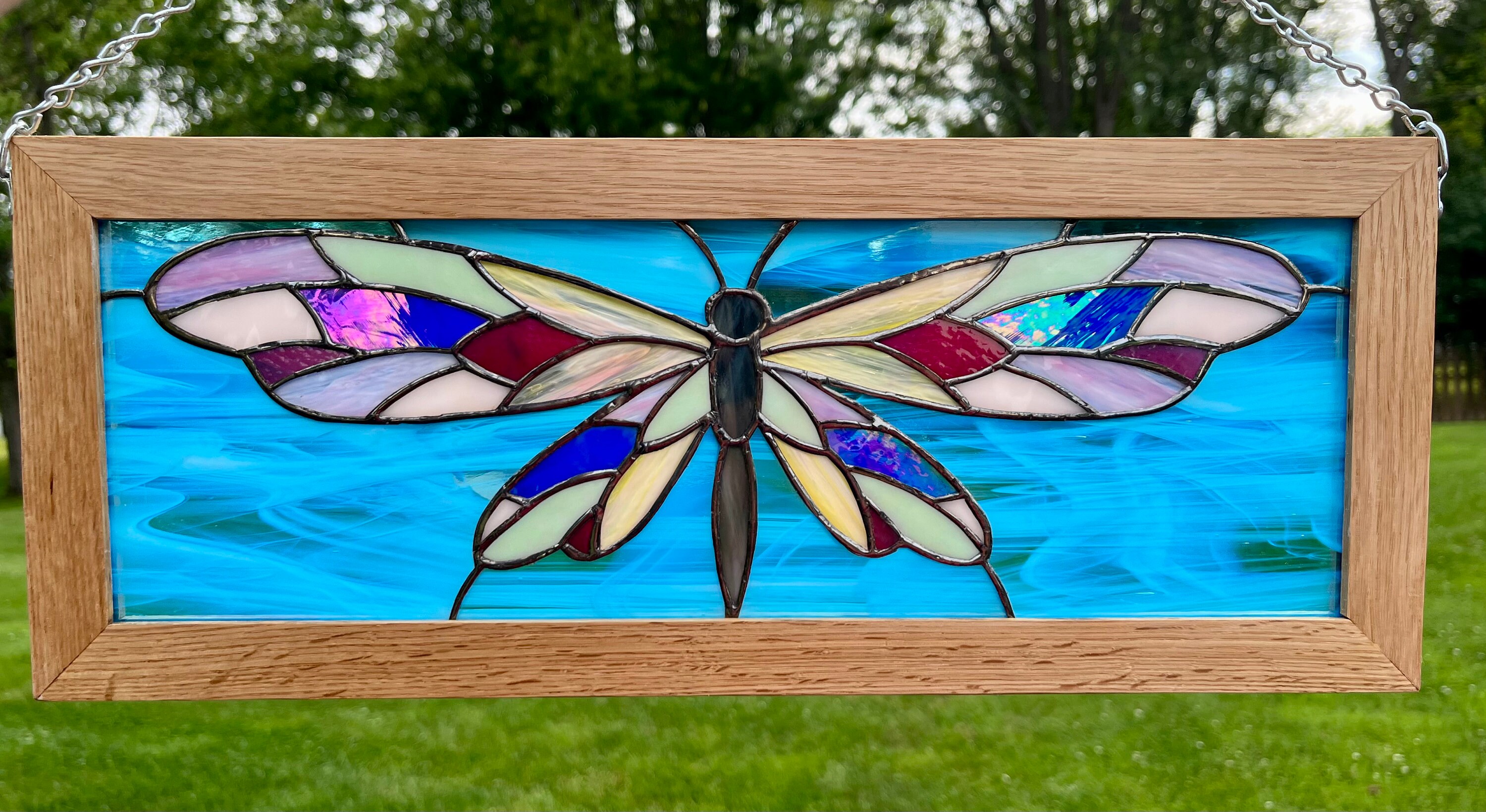 Butterfly Stained Glass Window Panel - Etsy