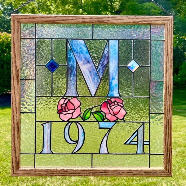 Stained Glass Window Personalized - Etsy
