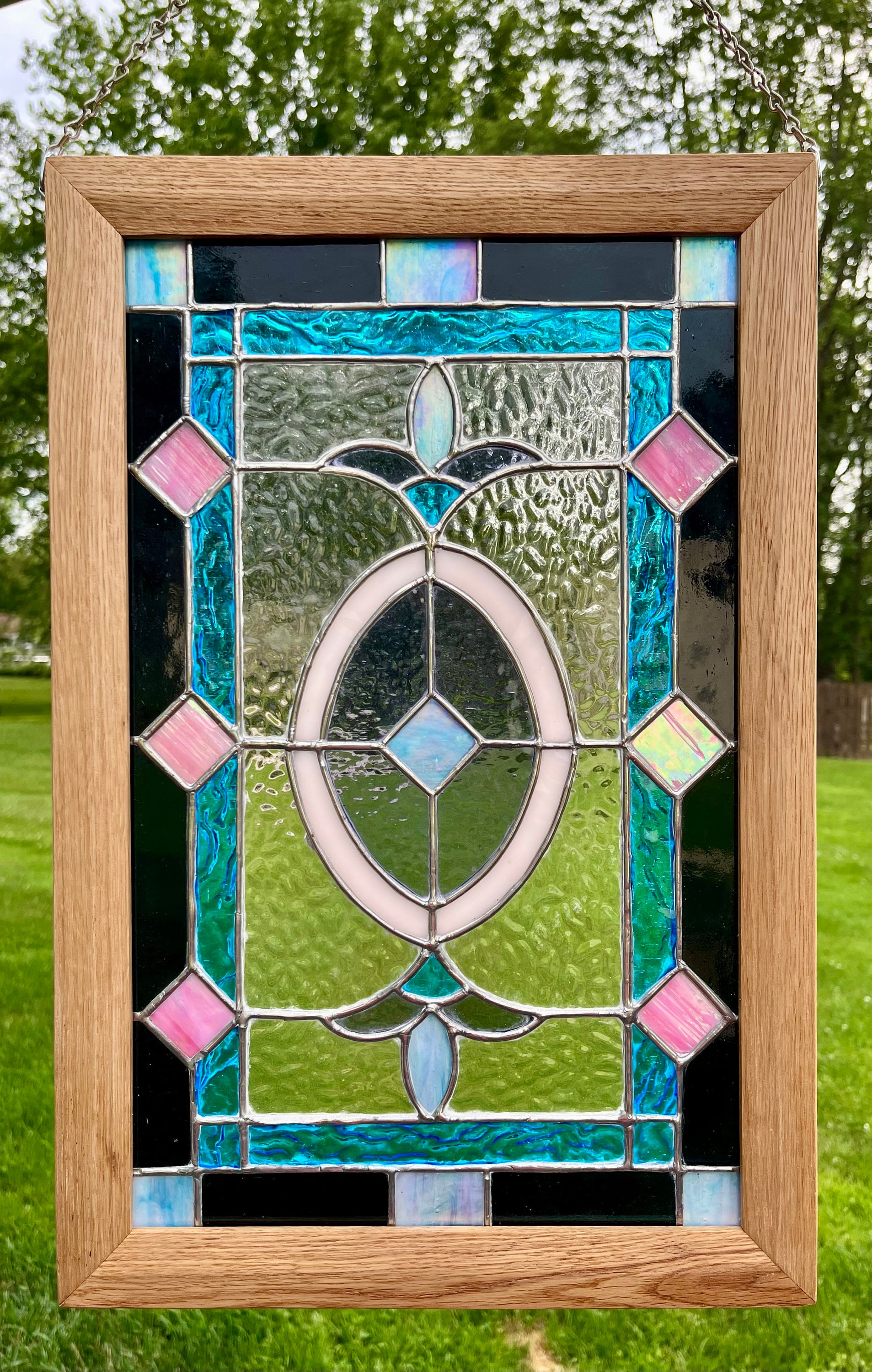 Modern Victorian Stained Glass Window Art - Etsy