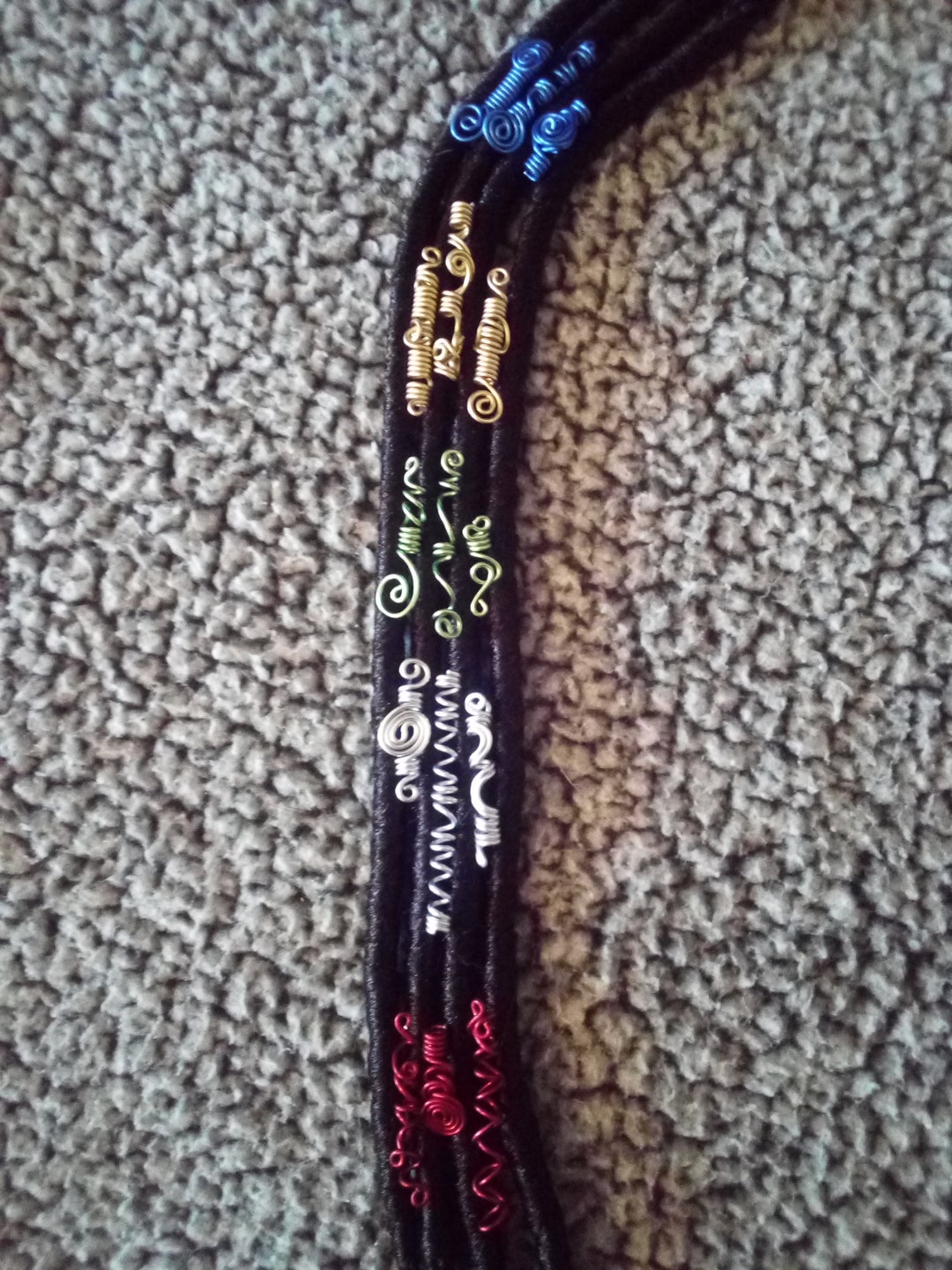 3pc Colorful Aluminum Micro Loc Jewels - Etsy