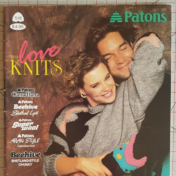Patons Knit Pattern - Etsy