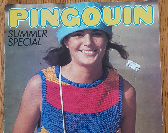 Pingouin Summer Special Knit & Crochet Pattern Book - Tops, Pullover ...