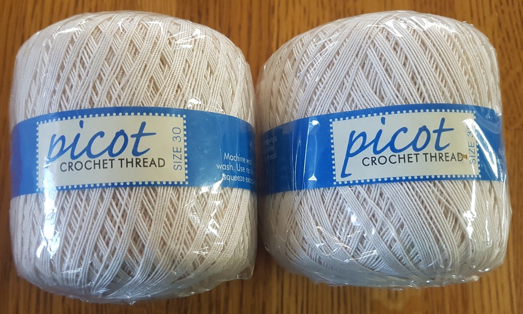 Picot Crochet Cotton Thread Size 30 Ecru - Etsy