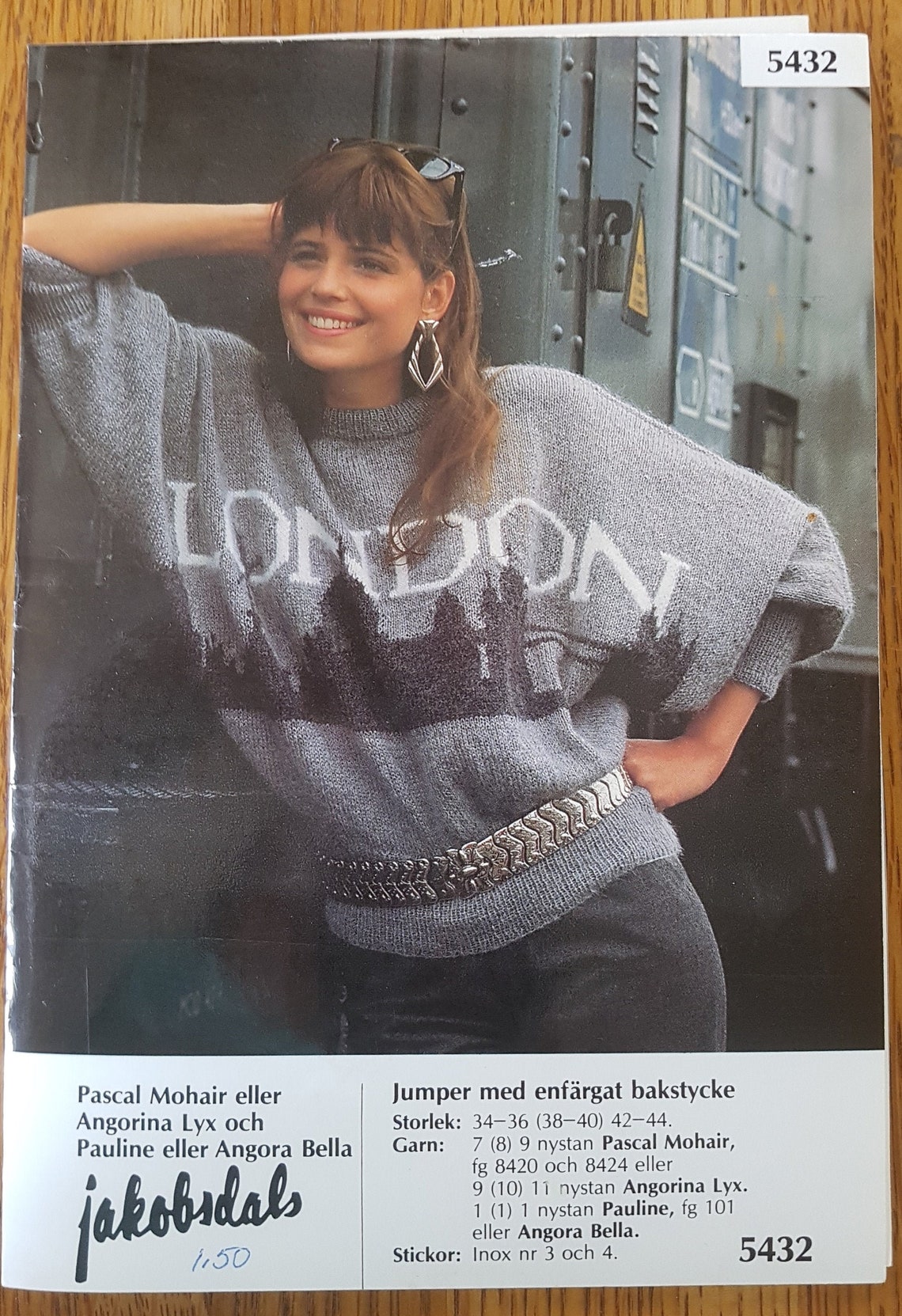 Pascal Mohair Jakobsdals Jumper ( Sweater ) Med Enfargat Bakstycke ...