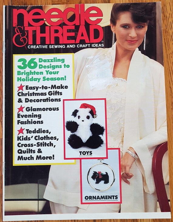 Needle & Thread Magazine Vol 5 No 4 Nov/dec 1985 Creative - Etsy