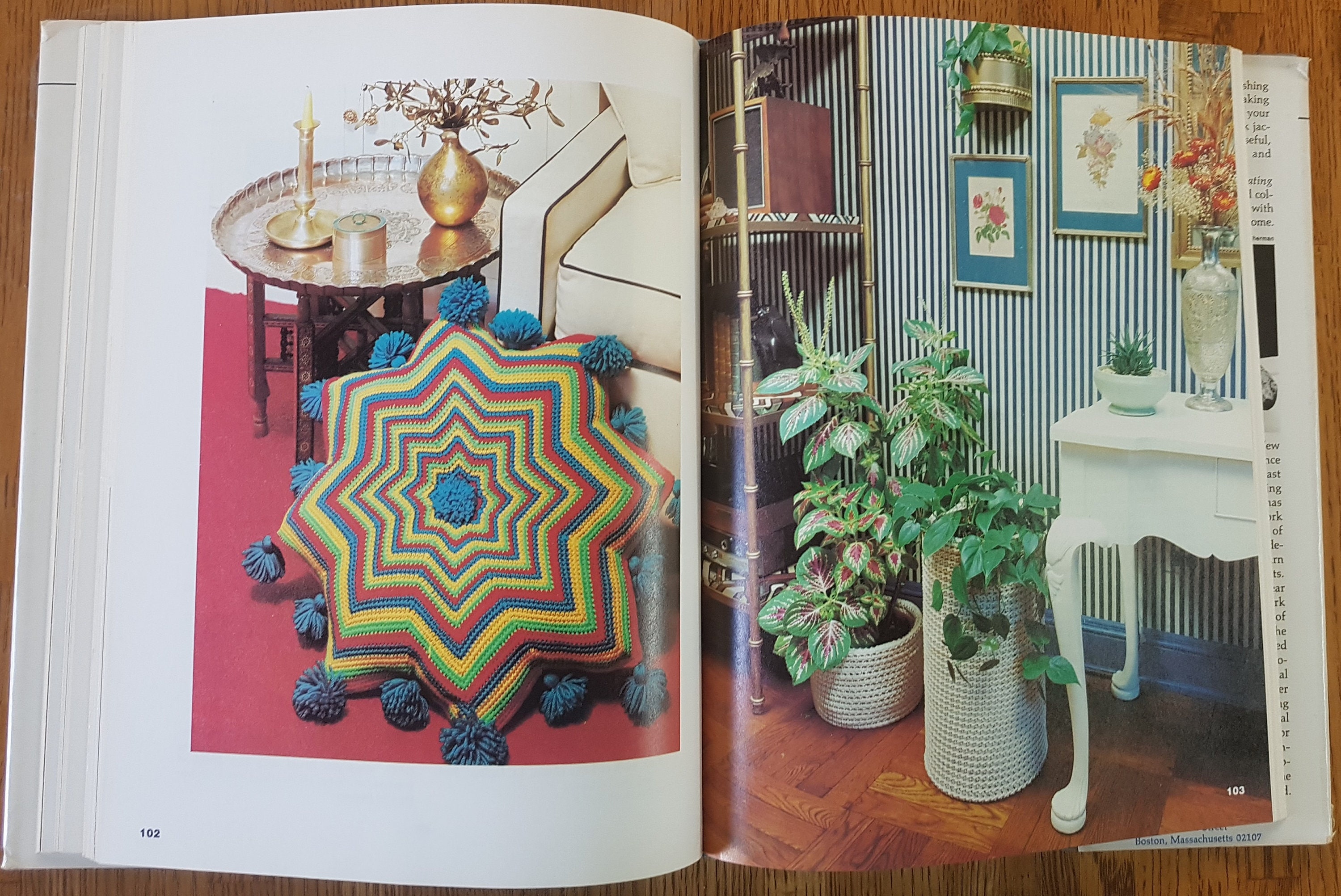 Decorating With Crochet by Anne Halliday Hard Cover 1975 - Etsy Ireland