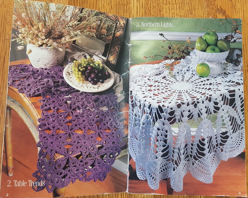 Southmaid Crocheted Table Covers Table Treasures Book No. 134 Coats ...