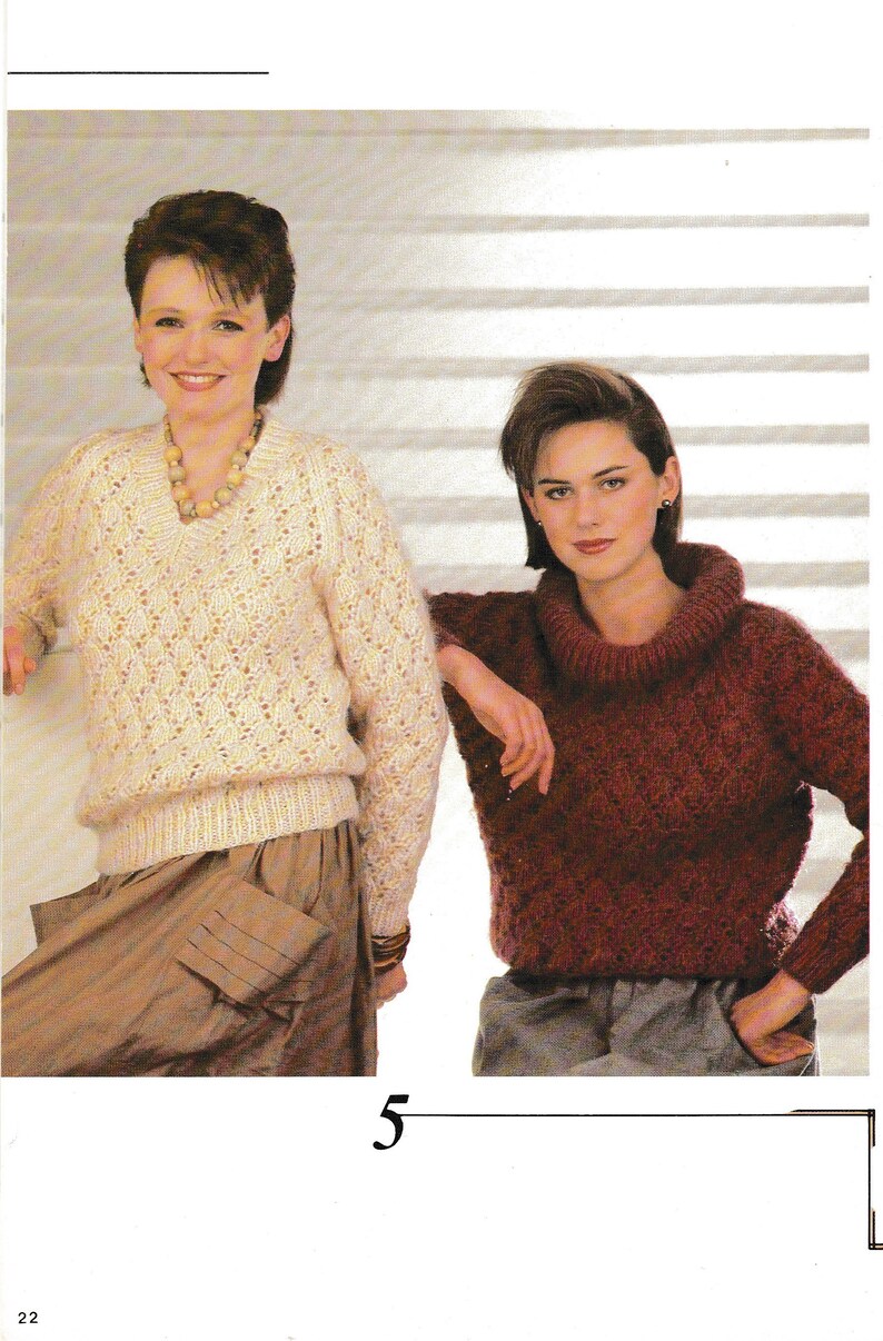 Patons Book No. 449 Diana Vintage 1983 Knitting Book - Etsy
