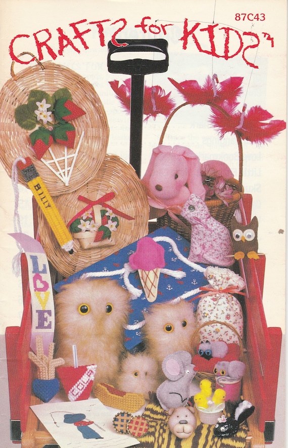 Crafts for Kids Annie's Attic No. 87C43 Magazine 1985 | Etsy
