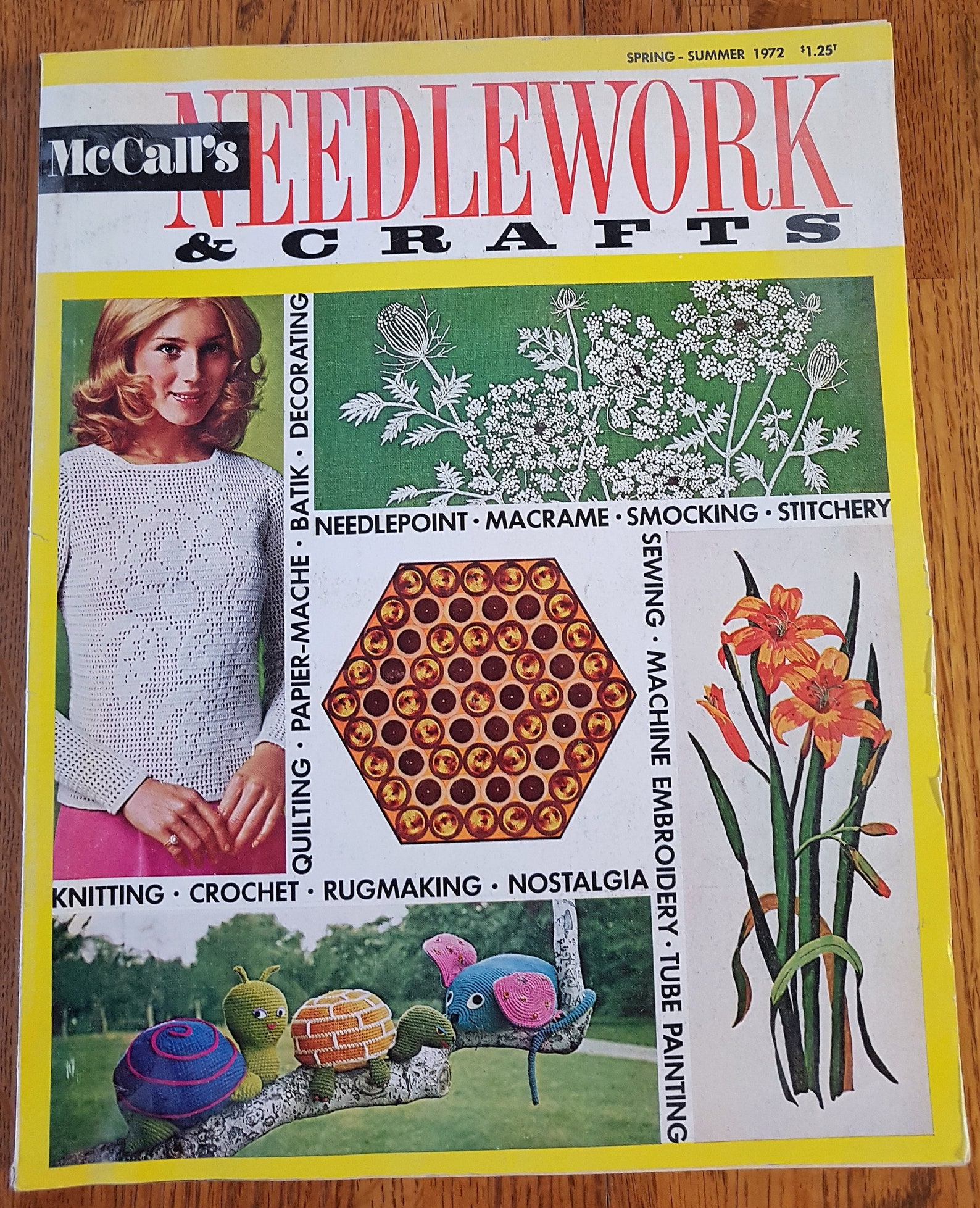Mccall's Needlework & Crafts Magazine Spring/summer 1972 - Etsy