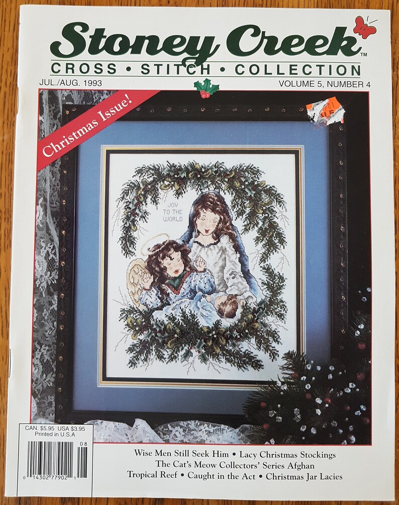 Stoney Creek Cross Stitch Collection Volume 5 Number 4 1993 Christmas ...
