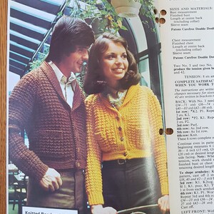 Jackets and Sweaters - Patons Beehive Color Series No. 5 - Knitting and ...