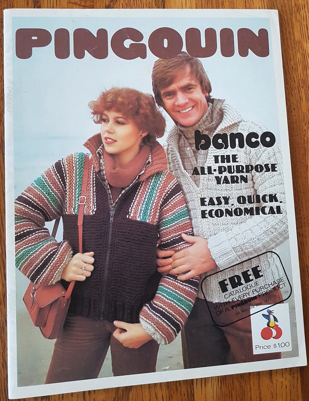Pingouin Banco Knit Crochet Pattern Book - Etsy