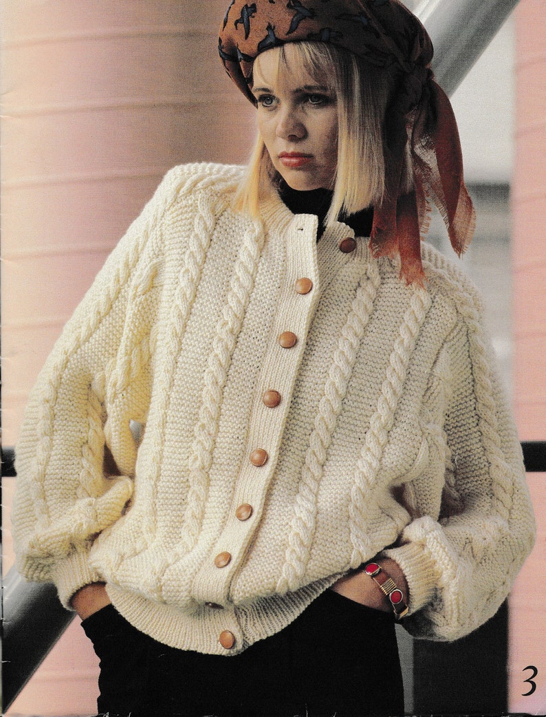 Susan Bates Sweater Chic Knit Pattern Book 1988 - Etsy