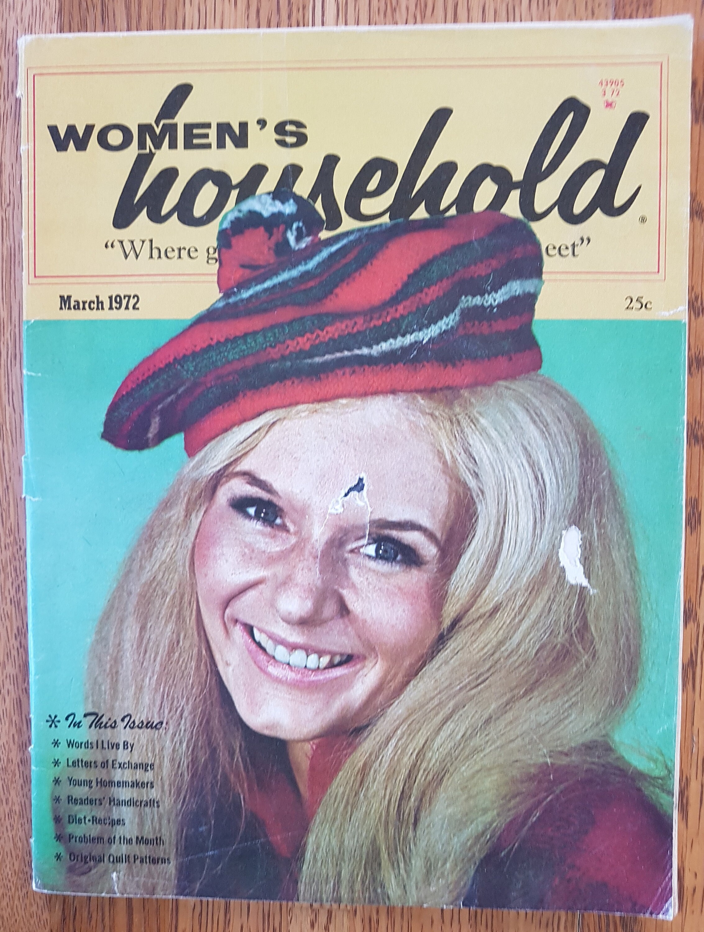 Vintage Women's Household Magazine March 1972 Quilt, Knit, Crochet ...