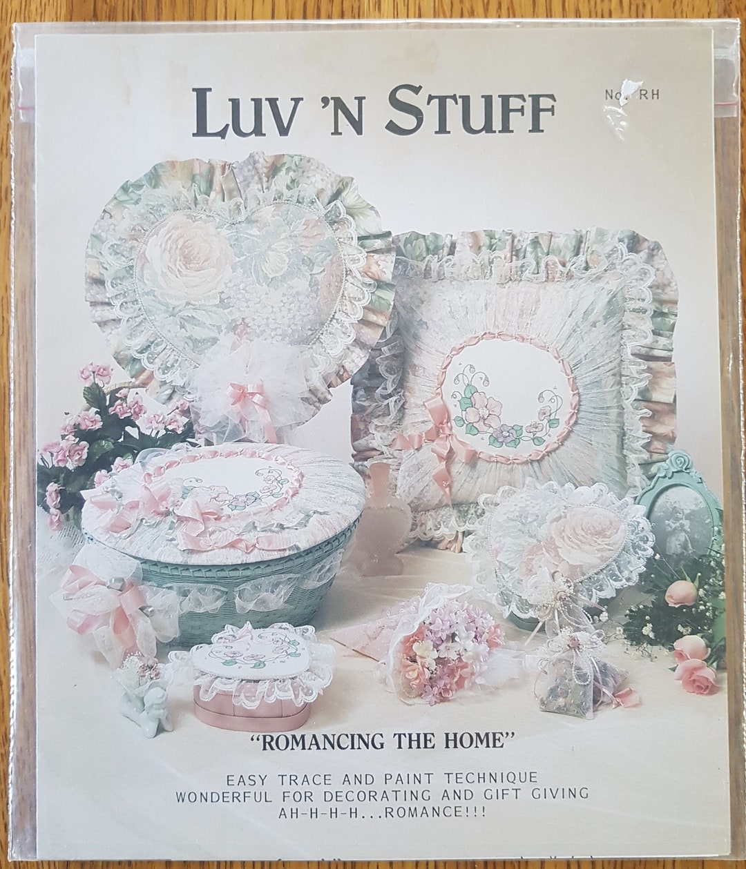 Luv 'N Stuff "romancing the Home" Craft Pattern No. RH - Easy Trace and ...