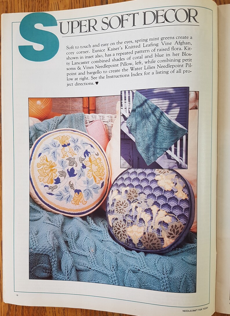 Needlecraft for Today Magazine Vol 10 No 3 May/june 1987 - Etsy
