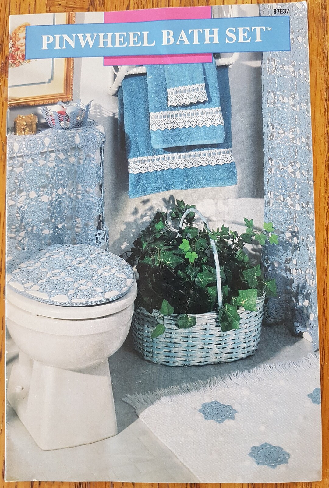 Pinwheel Bath Set Annie's Attic 1991 Crochet Pattern Leaflet 87E37 - Etsy
