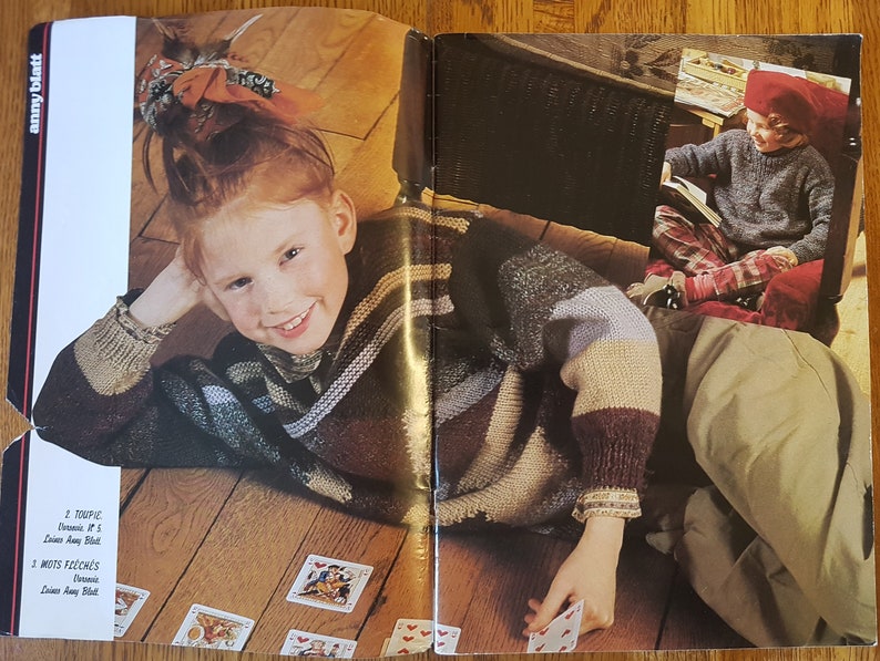 Amy Blatt Childrens Knitting Pattern Book No. 89 - Instructions in ...