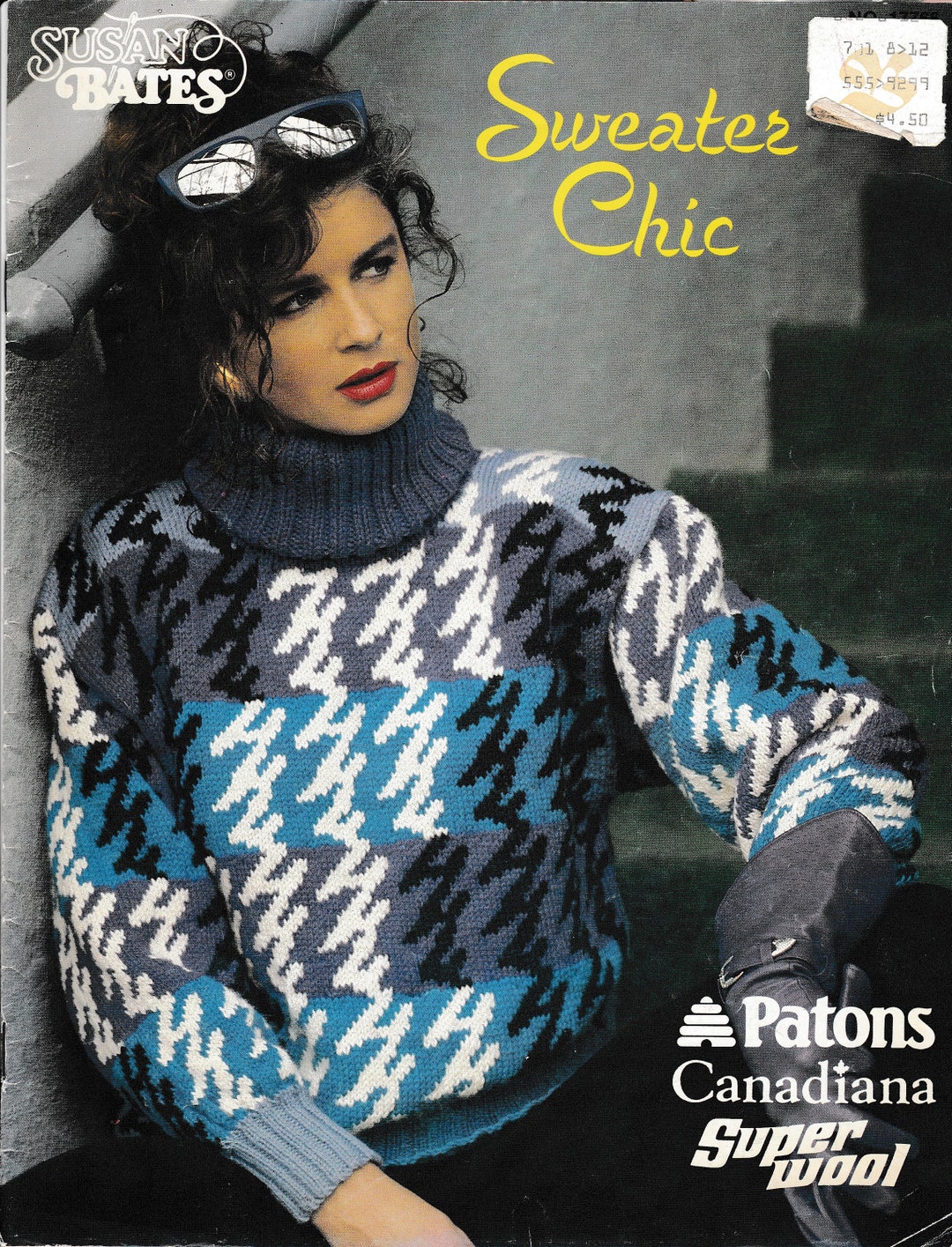 Susan Bates Sweater Chic Knit Pattern Book 1988 - Etsy