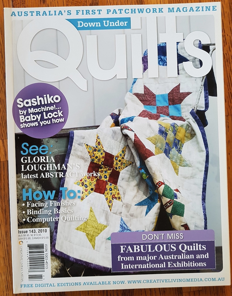 Down Under Quilts Issue 143 Australia's First Patchwork Magazine - Etsy ...