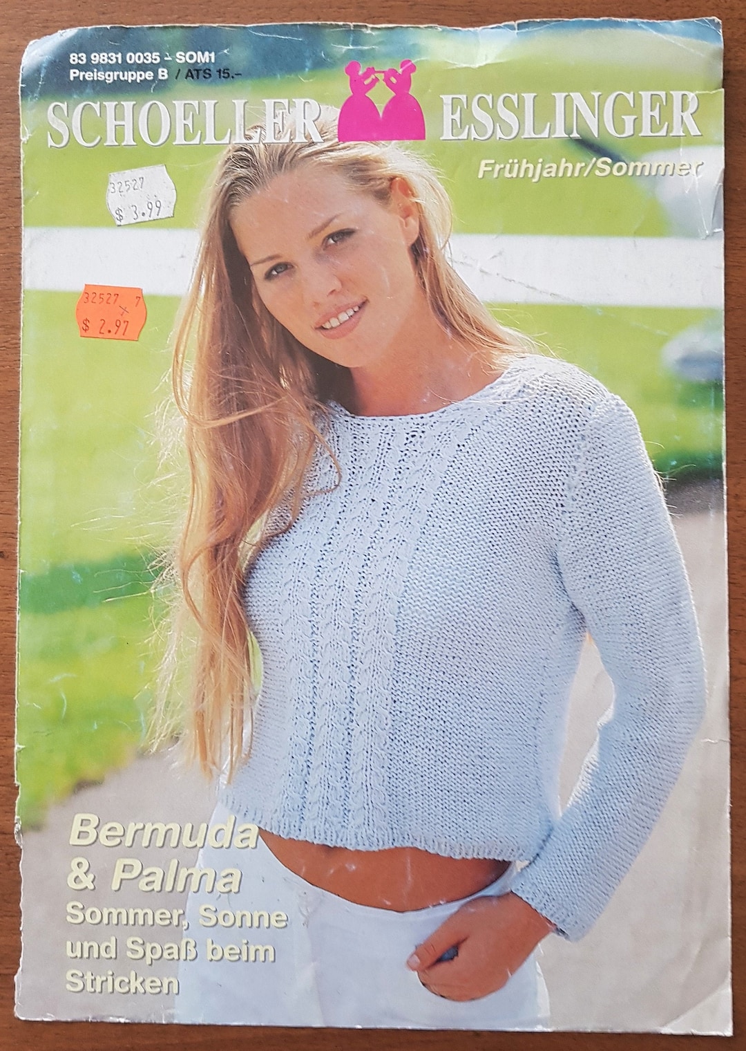 Schoeller Esslinger Bermuda & Palma Women's Pullover Knitting Pattern ...